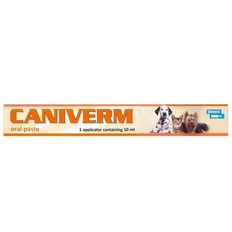 Caniverm pasta orala, seringa, 10 ml: 50,85 RON - PetMart PetShop