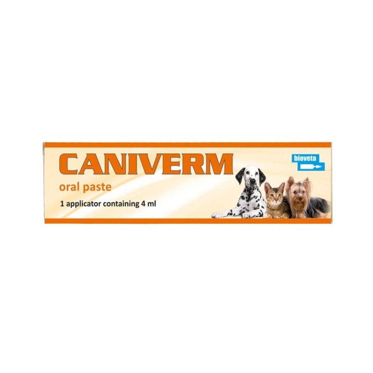 Caniverm pasta orala, seringa, 4 ml: 36,06 RON - PetMart PetShop
