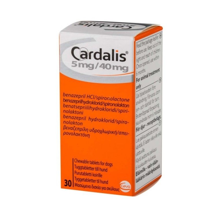CARDALIS 5 MG / 40 MG - 30 TABLETE: 175,70 RON - PetMart PetShop
