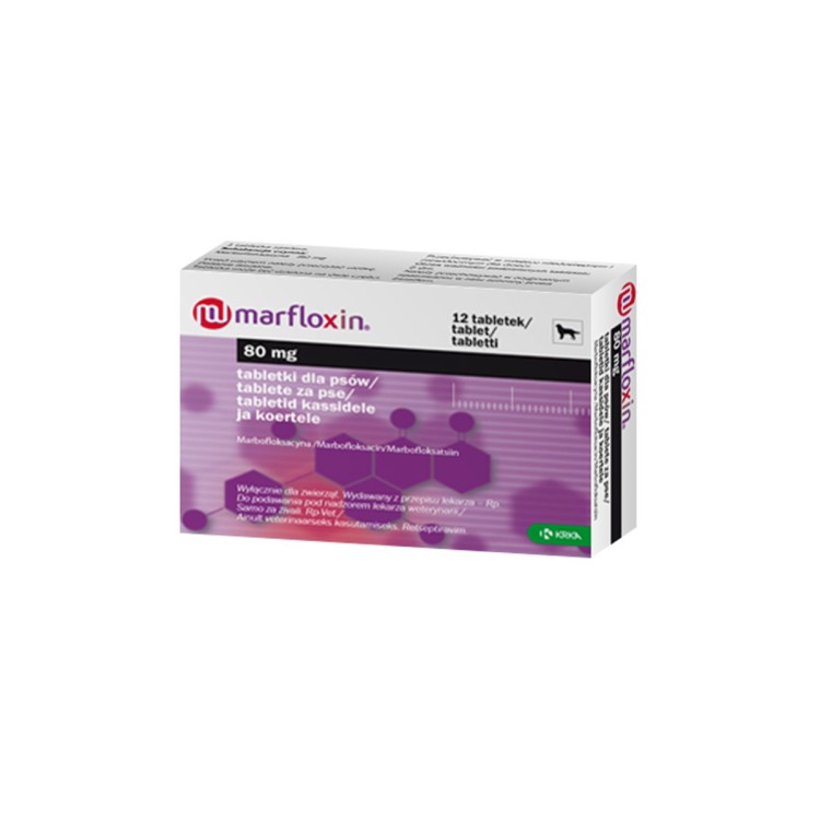 Marfloxin 80 mg, 6 tablete: 37,22 RON - PetMart PetShop