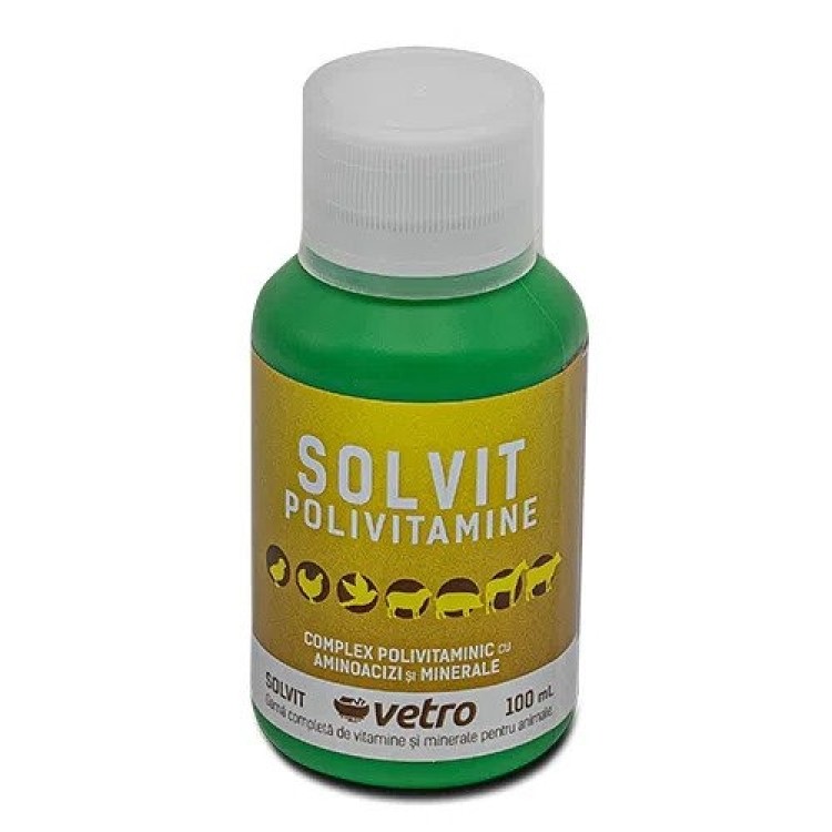 Solvit Polivitamine, 100 ml: 11,99 RON - PetMart PetShop