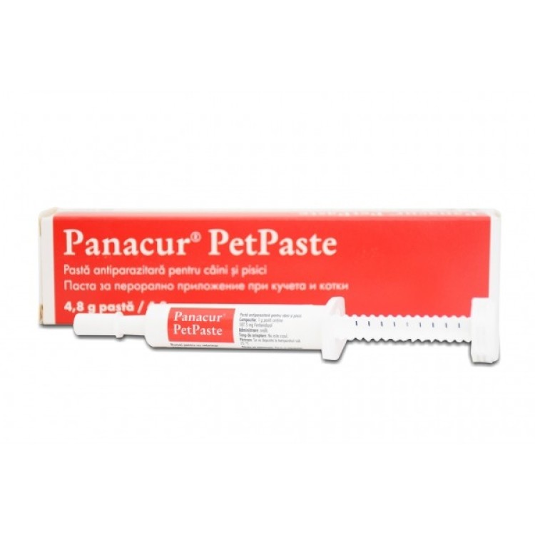 Panacur Pet Pasta, 4,8 g: 50,85 RON - PetMart PetShop