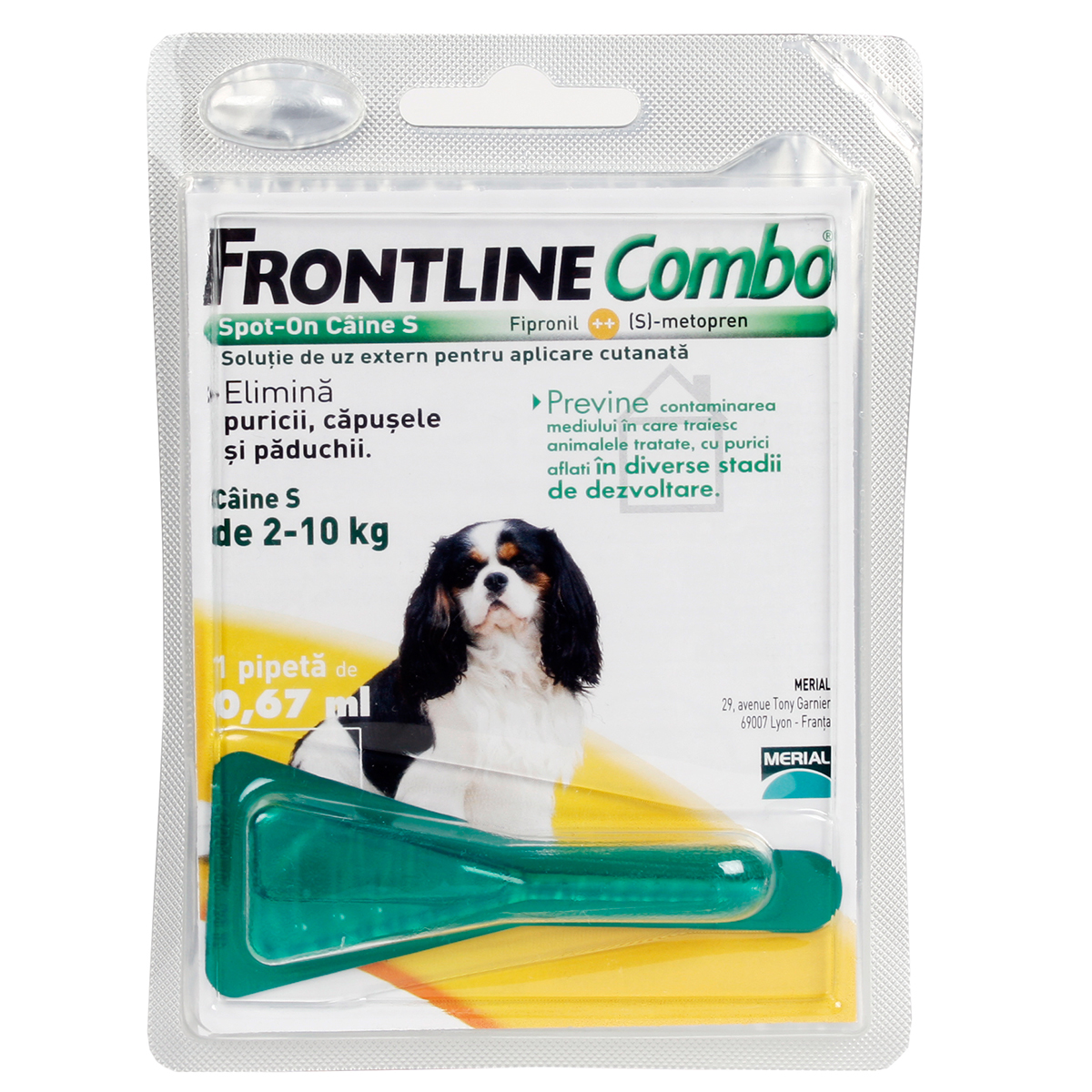 Frontline Combo S (2 -10 kg) - 1 Pipeta: 28,76 RON - PetMart PetShop