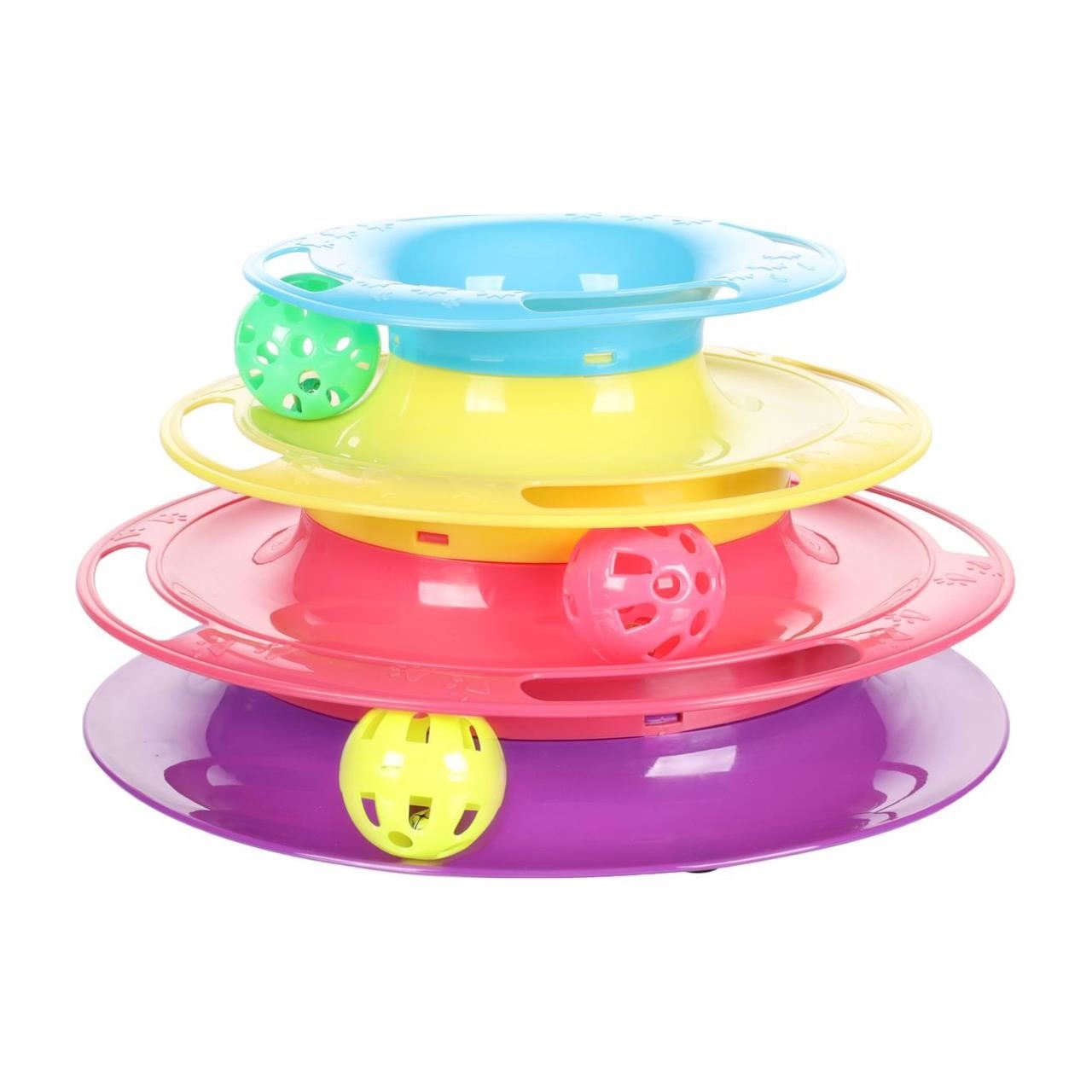JUCARIE PENTRU PISICI TURN CU MINGI BAGERA 24x13CM UniVet Pet Shop