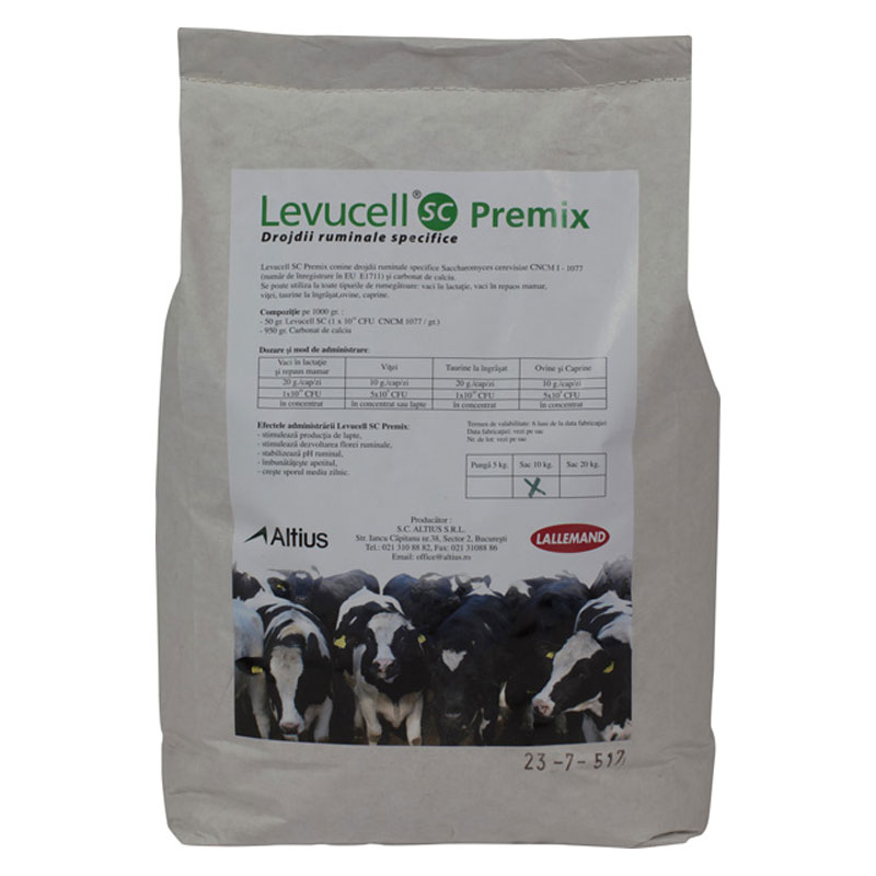 Levucell SC Premix 10 kg: 262,98 RON - PetMart PetShop